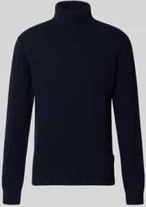 Casual Friday Slim Fit Rollkragenpullover aus Woll-Mix Modell Karl