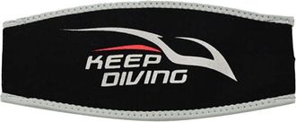 Perfeclan Neopren Maskenband Tauchmaskenband Maskenbandschutz, Schwarz-Silber