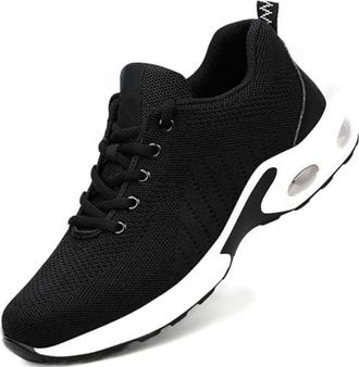 Generic Chaussures de sécurité légères à bout en acier pour homme, 9191 Bwhite, 41 EU