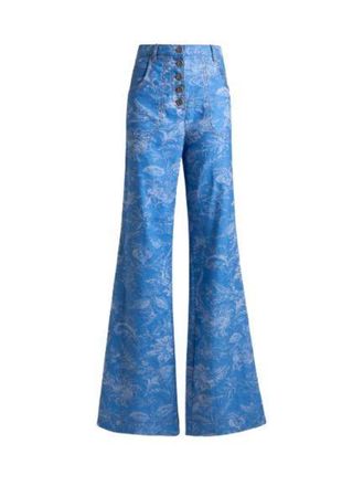 Etro Womens Jeans Light Blue Cotton