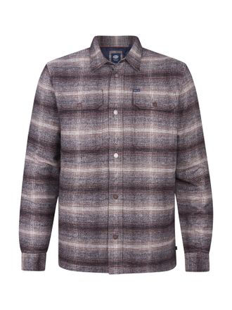 Petrol Industries Kariertes Overshirt Menominee Herren - Braun
