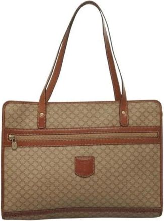 Celine Pre-owned Cuir sacs-celine - Femme - Pre-owned - Beige - Taille: ONE Size