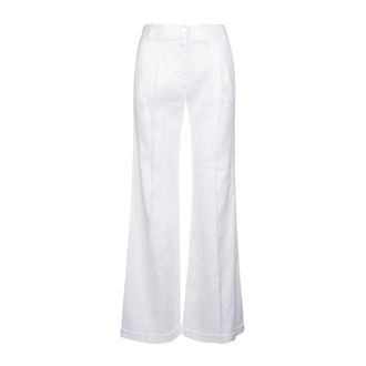 Jacob Cohen Femme, Pantalons, Blanc, Taille: 34 FR Jeans