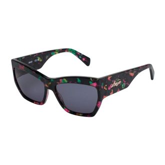 Liu Jo Femme, Accessoires, Multicolore, Taille: ONE Size Lunettes de soleil rectangulaires en ac&eacute;tate avec protection UV