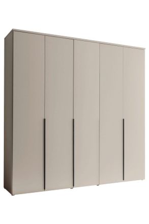 MID.YOU Mid.you Dreht&uuml;renschrank, Kaschmir, Kunststoff, 3 F&auml;cher, 225x225x52 cm, Schlafzimmer, Kleiderschr&auml;nke, Dreht&uuml;renschr&auml;nke