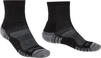 Bridgedale Herren Hike Lightweight Baumwolle Comfort Socken, schwarz/Silber, m