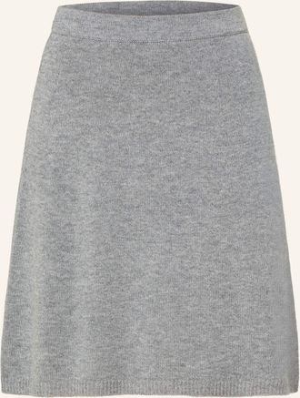 Allude Allude Strickrock Mit Cashmere grau