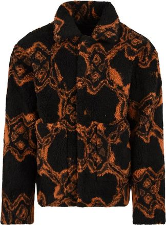 Daily Paper Clothing Burned Shield Fur Jacket - - Jackets - Herren - Mehrfarbig - M