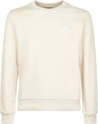 A.P.C. A.p.c., Homme, Sweatshirts et sweats &agrave; capuche, Beige, Taille: XS Sweat Standard Rue Madame Gots