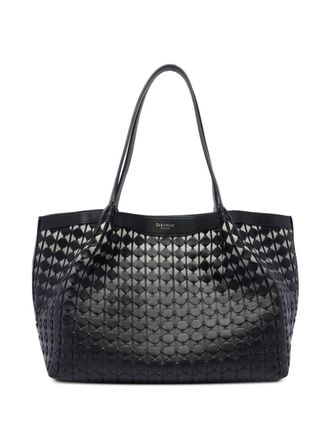 Serapian Secret Tote Bag in Mosaico - Schwarz