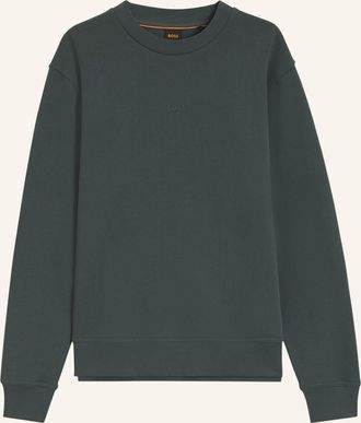 HUGO BOSS Sweatshirt Wesmallcrew gruen