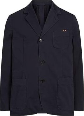 Paul Smith Blazer droit en coton m&eacute;lang&eacute;