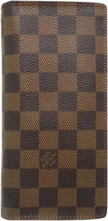 Louis Vuitton Portefeuille long (bi-pli) Pre-owned - Homme - Pre-owned - Brun - Taille: ONE Size
