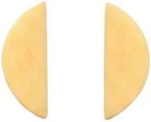 Dansk Copenhagen Saga Waterproof 18K Gold Plated Post Earring - Brushed Stainless Steel - - Accessories - Damen - Gelb - ONE SIZE