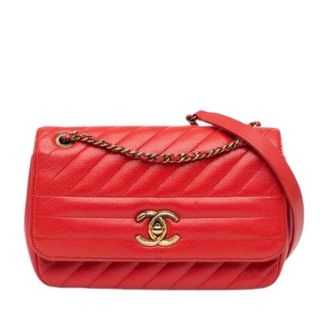 Chanel Pre-owned Quilted Crossbody Bag - - Pre-owned - Damen - Rot - ONE SIZE