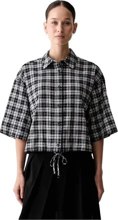 Karl Lagerfeld Femme, Blouses et Chemises, Multicolore, Taille: 36 FR Chemise &agrave; carreaux
