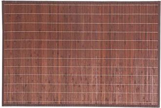 Desconocido B and B Teppich, Bambus, Dunkelbraun, 60 x 90 cm, Komposit, Einheitsgr&ouml;&szlig;e