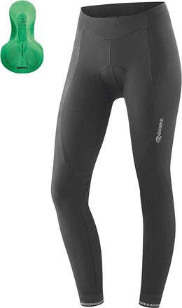Gonso Sitivo Tight W, Lange Damen Fahrradhose, Mit Sitivo Comfort Sitzpolster, Hohe Bewegungselastizit&auml;t, Komfortbund und Bein-RV mit Feststeller, Enganlieg