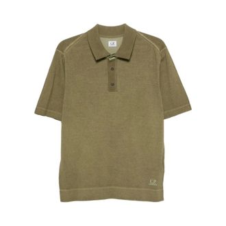 C.P. Company C.p. Company, Homme, Tops, Vert, Taille: M Polo