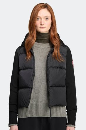 Canada Goose HyBridge Kapuzenjacke aus Strick mit breiter Steppung