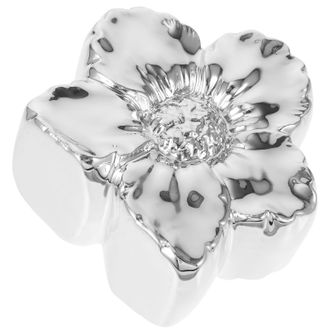 DOITOOL Große Keramische Blumenvase mit Eleganter Blütenform Dekorative Tischvase für Wohnzimmer Schlafzimmer Modernes und Rustikales Wohndesign Hochzeit und