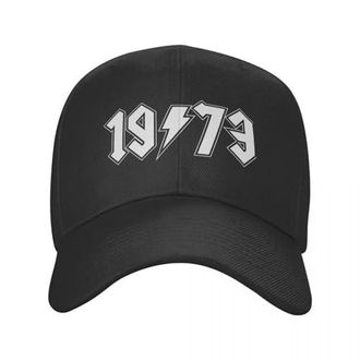 Generic Casquette de baseball punk unisexe ann&eacute;e de naissance 1973 casquette de camionneur adulte r&eacute;glable casquette de baseball hommes femmes Hip Hop cadeau