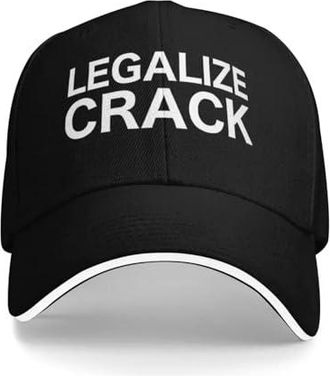 Generic Chapeau dHomme, L&eacute;galisation du Chapeau de Crack pour Femmes Casquettes de Baseball pour Hommes