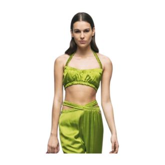 Ga&euml;lle Paris &Auml;rmellose Oberteile - - Tops - Damen - Gr&uuml;n - L
