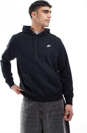 Nike Club - Sweat à capuche en tissu éponge - Noir