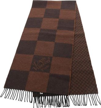 Louis Vuitton écharpe Damier Giant (2020) - Marron
