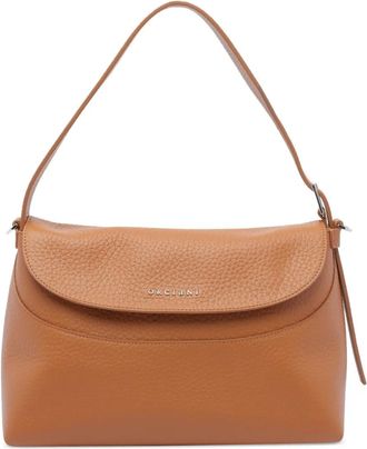 Orciani sac porté épaule à effet peau de crocodile - Marron