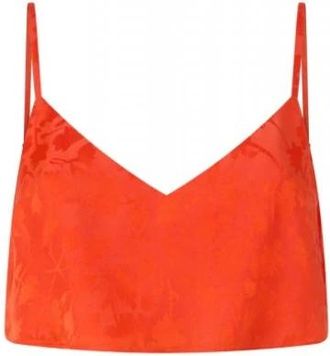 Pinko Pinko, Femme, Tops, Orange, Taille: 40 FR Pinko - Hauts
