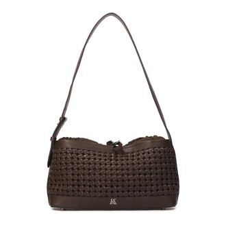 Kazar Ovale braune Handtasche mit geflochtenem Muster - - Bags - Damen - Braun - ONE SIZE