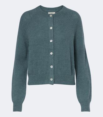 D&ocirc;en D&ocirc;en Cardigan Petra en laine et alpaga m&eacute;lang&eacute;s