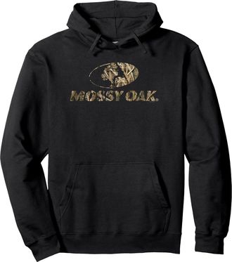 Mossy Oak Nature Camouflage Classic Outdoors Logo V2 Pullover Hoodie