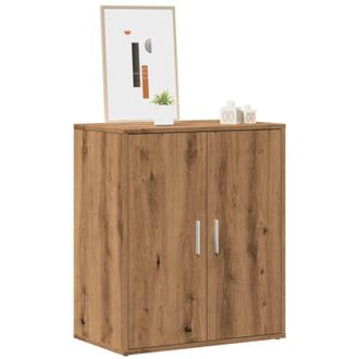 vidaXL Vidaxl - Armoire &agrave; chaussures ch&ecirc;ne artisanal bois ding&eacute;nierie - 5 &eacute;tag&egrave;res - Dimensions 60x35x70 cm - Capacit&eacute; 60 kg - Facile &agrave; entretenir