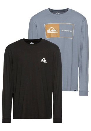 Quiksilver Langarmshirt CORE LOCK LS TEE PACK YM (Packung, 2-tlg., Doppelpack)