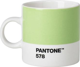Copenhagen Design Pantone Espressotasse, Porzellan, Light Green 578, 6.1 x 6.1 x 8.2 cm