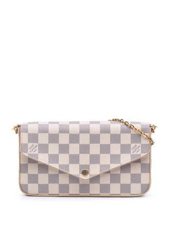 Louis Vuitton sac à bandoulière Damier Azur Pochette Felicie (2018) - Blanc