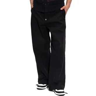 Versace Mens Black Cotton Casual Pants