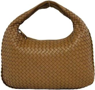 Bottega Veneta Pre-owned Sac Hobo Intrecciato - Femme - Pre-owned - Brun - Taille: ONE Size
