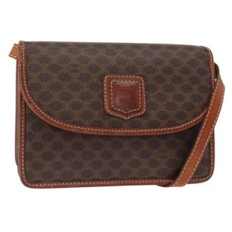 Celine Sac bandouli&egrave;re en plastique Pre-owned - Femme - Pre-owned - Brun - Taille: ONE Size