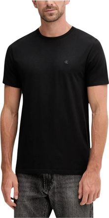 Calvin Klein Homme, Tops, Noir, Taille: S T-shirt &agrave; manches courtes et col rond