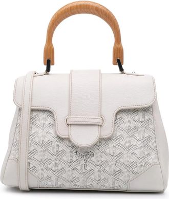 Goyard Hobo Bags - Mini Goyardine Saigon Souple - Gr. unisize - in Wei&szlig; - f&uuml;r Damen
