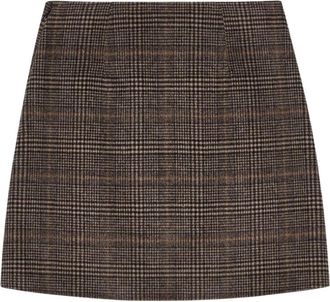 Busnel Femme, Jupes, Brun, Taille: 44 FR Marit Checked Skirt