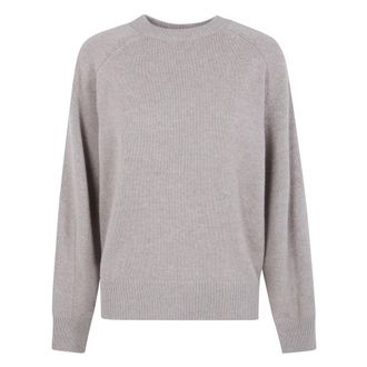 Brunello Cucinelli Round-Neck Strickwaren - - Knitwear - Damen - Braun - S