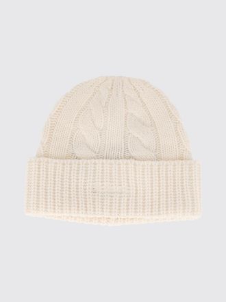 MC2 Saint Barth Gerippte Beanie-M&uuml;tze aus reiner Wolle mit Umschlag und Logo