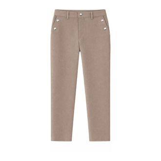 2-Biz Slim-fit Hosen - - Trousers - Damen - Braun - S