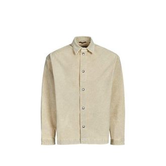 7 For All Mankind Chemise droite velours c&ocirc;tel&eacute; en coton m&eacute;lang&eacute;