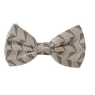 Dolce & Gabbana Elegante Graue Seidenfliege - - Accessories - Herren - Grau - ONE SIZE